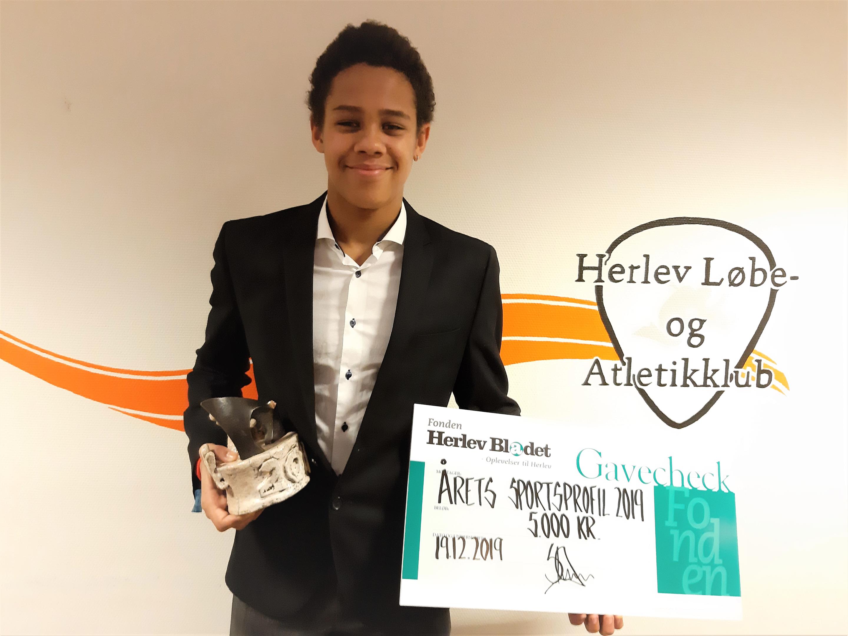 Carl-Emil årets sportsudøver i Herlev